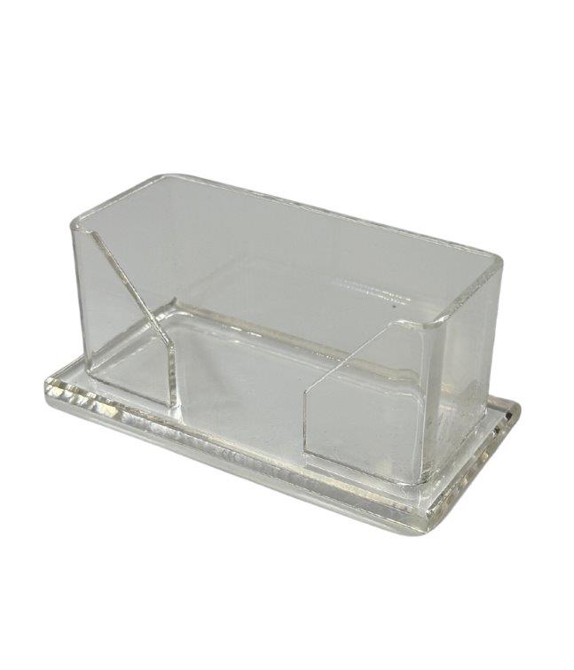 Acrylic Business Card Holder – Clear Perspex Desk Display